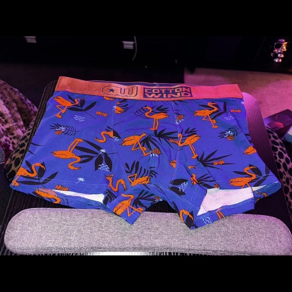 Underwear & Socks | Cotton Wind Orange Blue Flamingo Boxer Breif Large ...